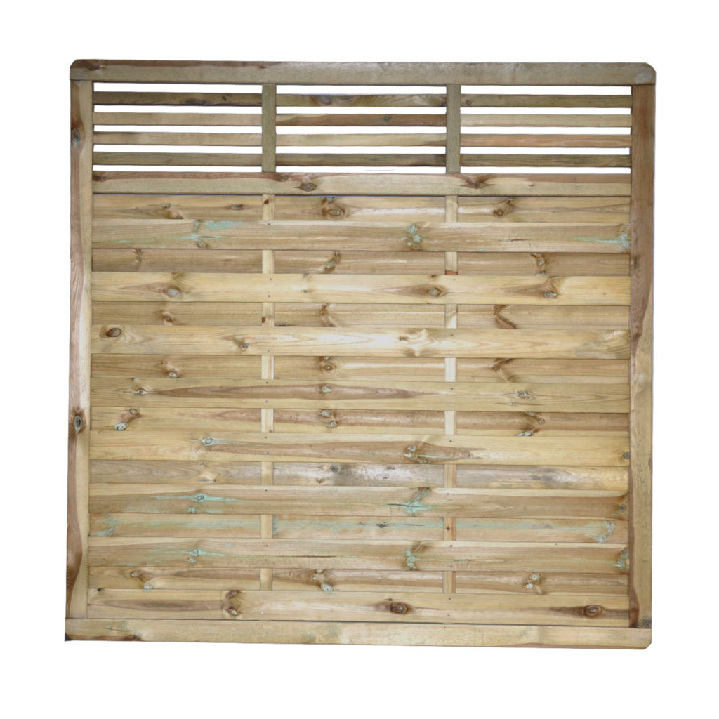 Elite Slatted Top Panel 1.8M X 1.8M - Timberstore