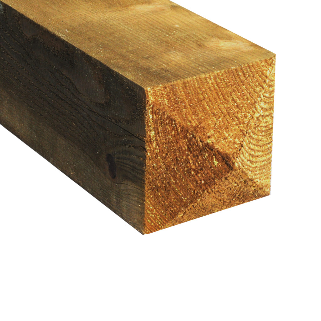 Gate Post 4 Way Weathered - Timberstore