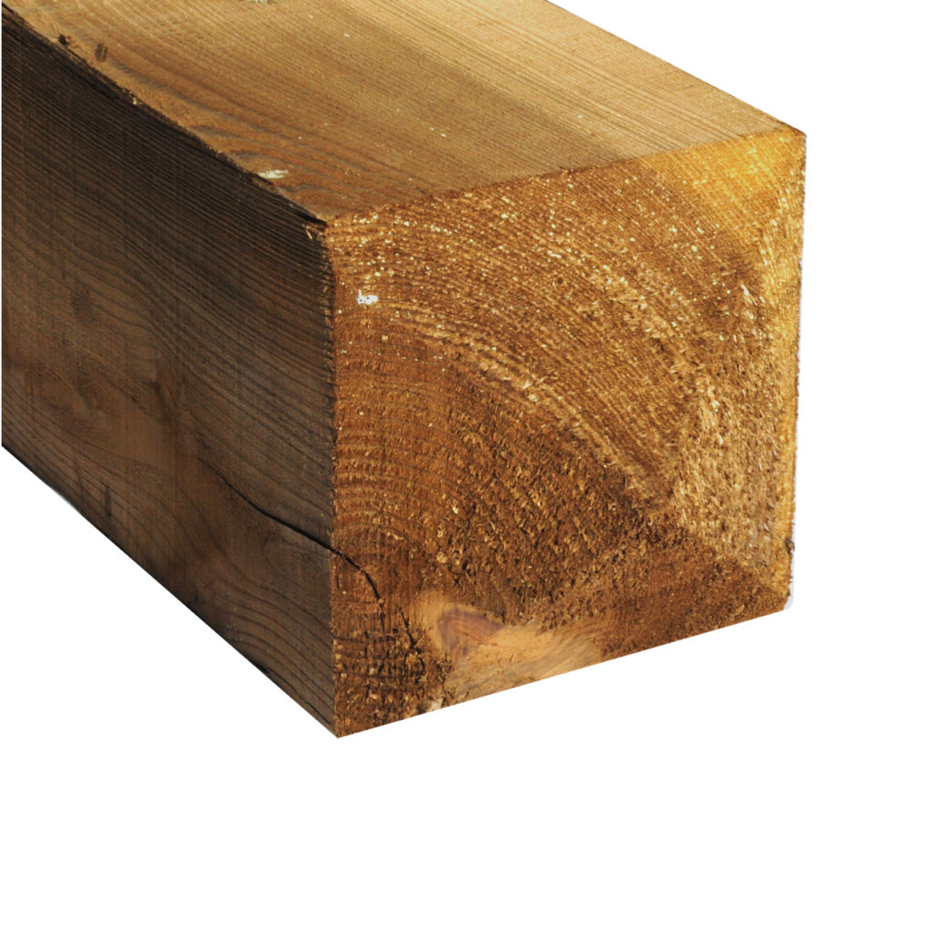 Gate Post 4 Way Weathered - Timberstore