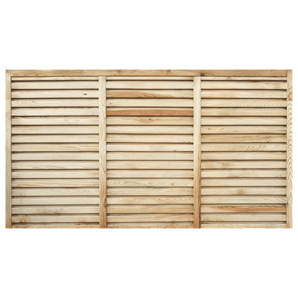 Double Sided Slatted Panel 1.8M X 1.8M - Timberstore