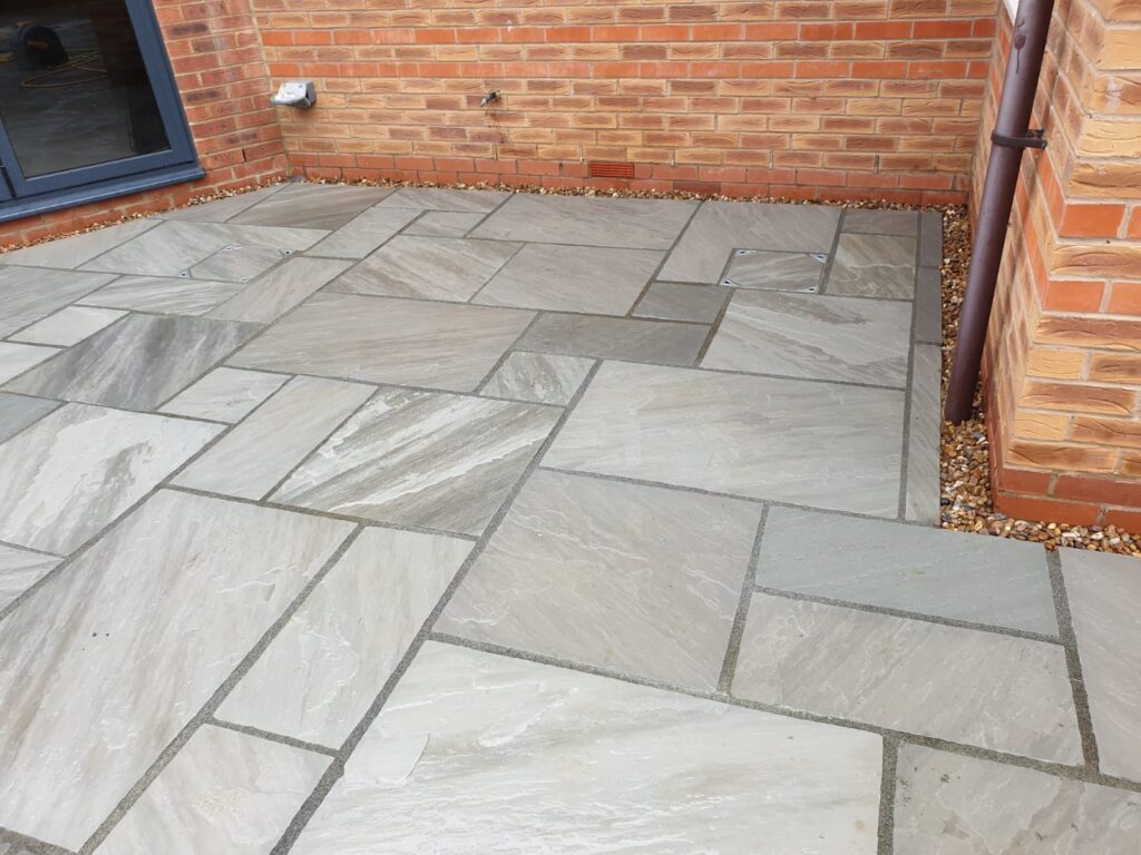 Kandla Grey Indian Sandstone Patio Pack 18.9m2 - Timberstore