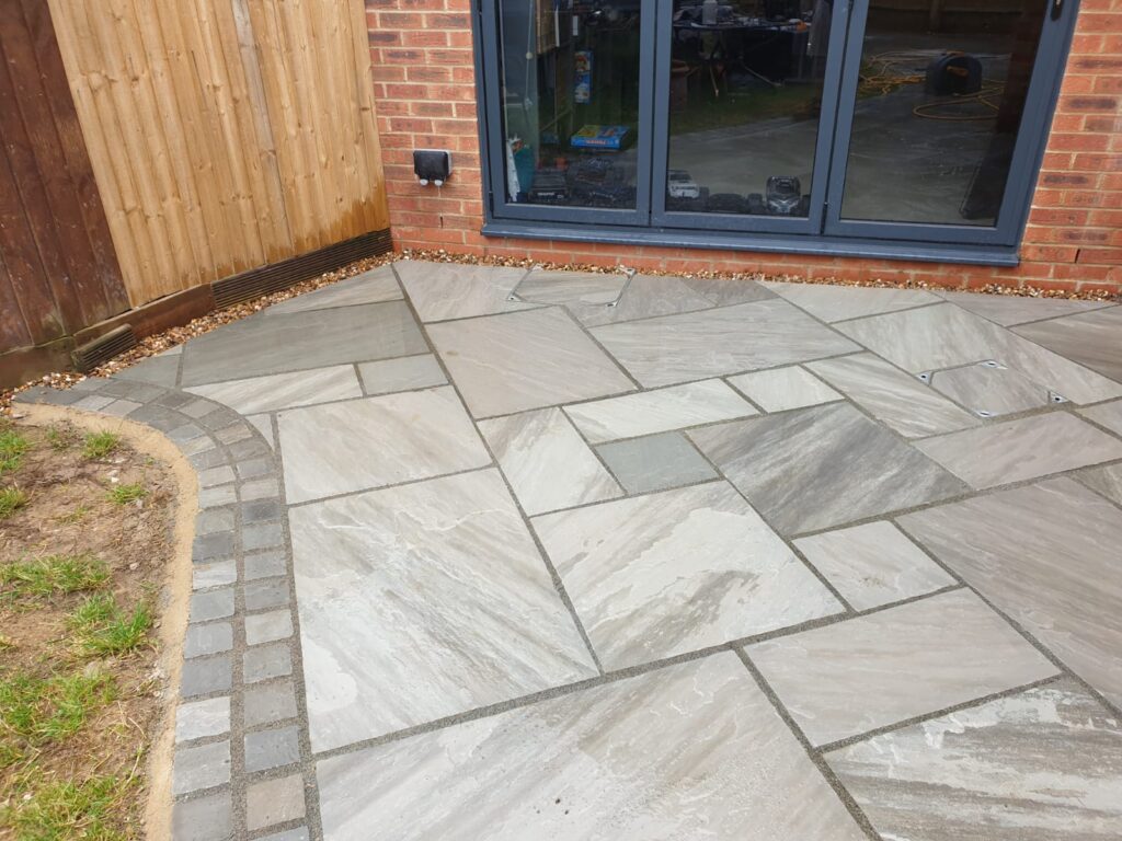 Kandla Grey Indian Sandstone Patio Pack 18.9m2 - Timberstore