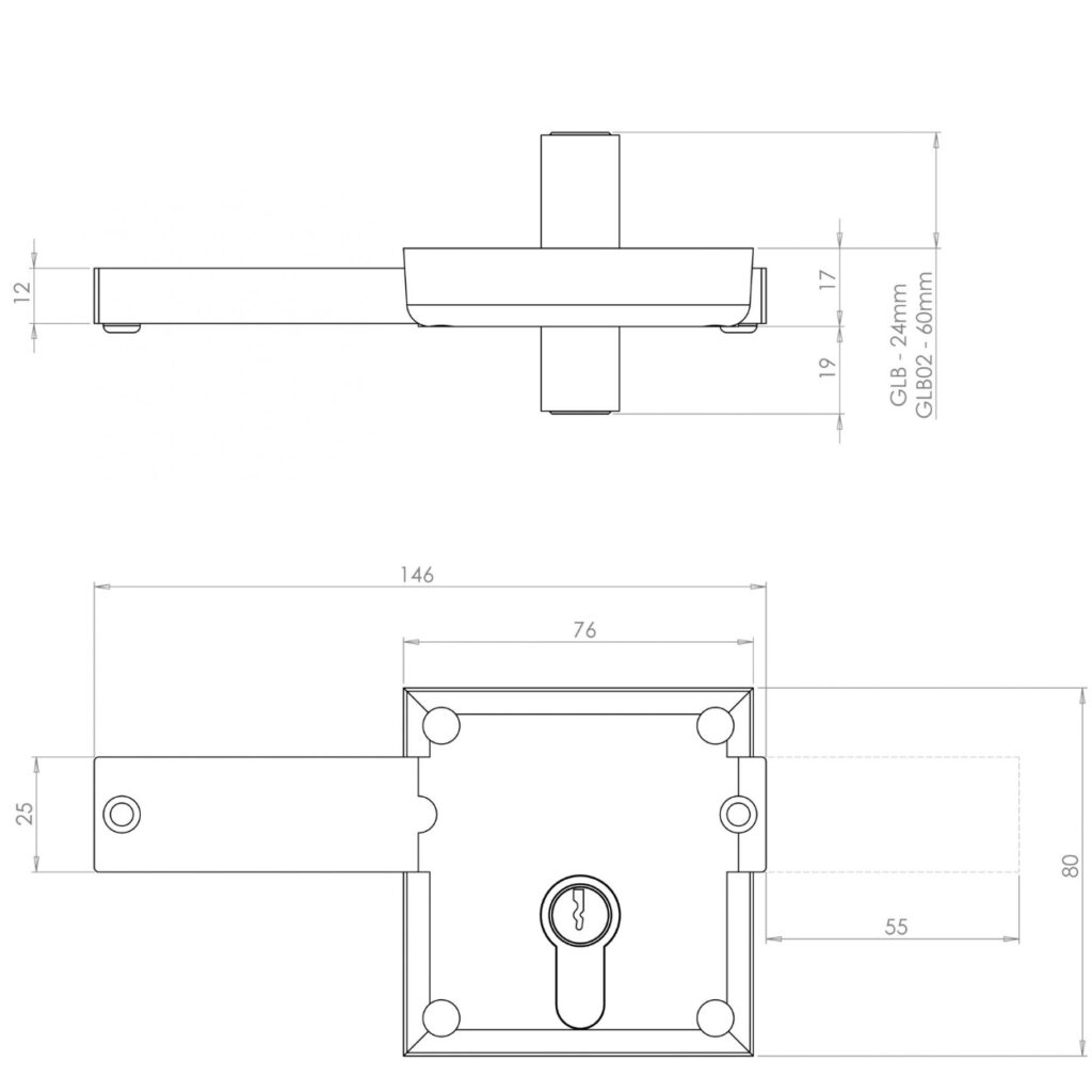 Gatemaster Gate Locking Bolt - Timberstore
