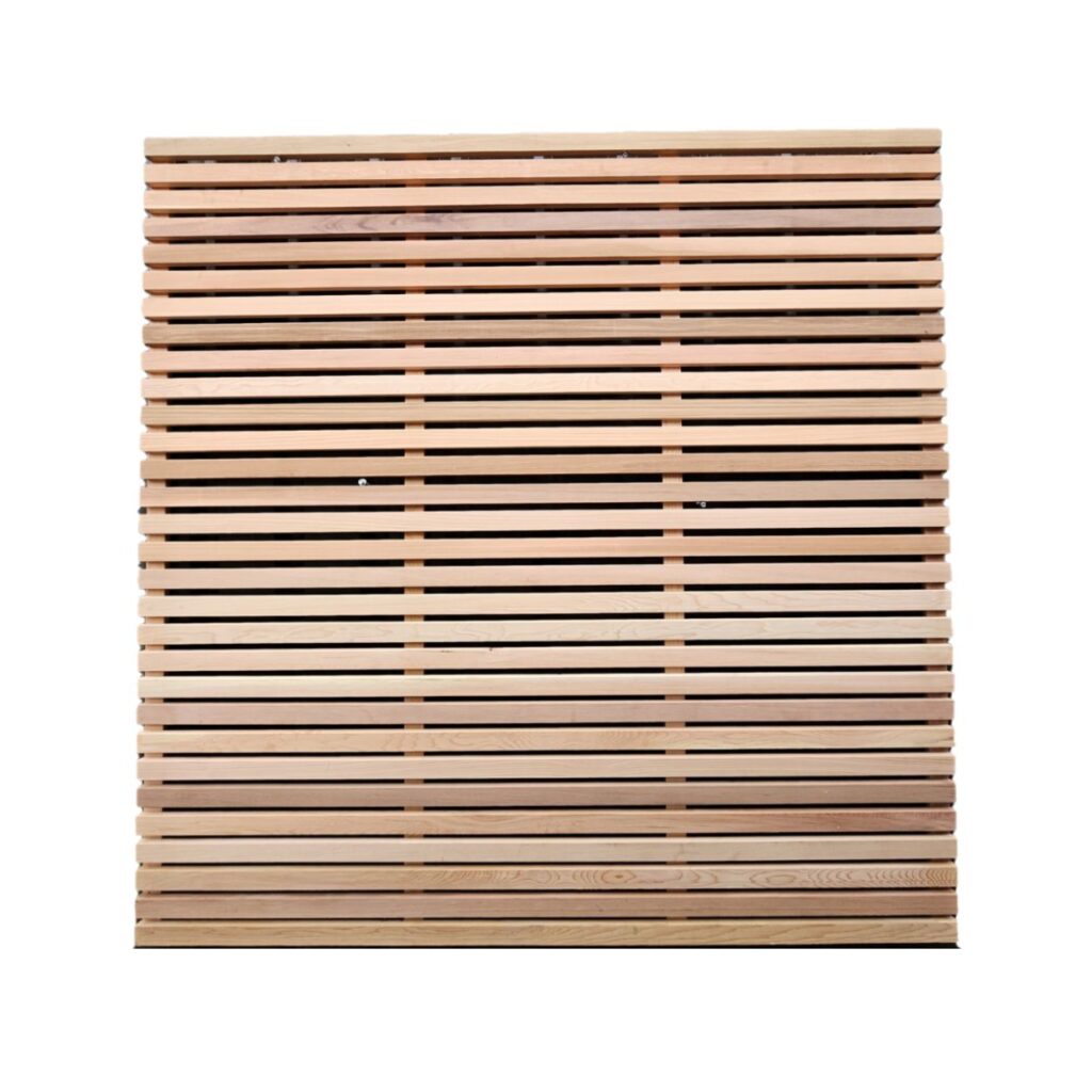 Western Red Cedar Screening Slatted Panels - Timberstore